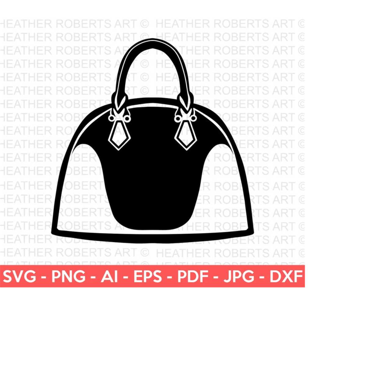 Bag SVG, Bag Silhouette, Hand bag svg, Fashion svg, Bag Clip | Inspire ...