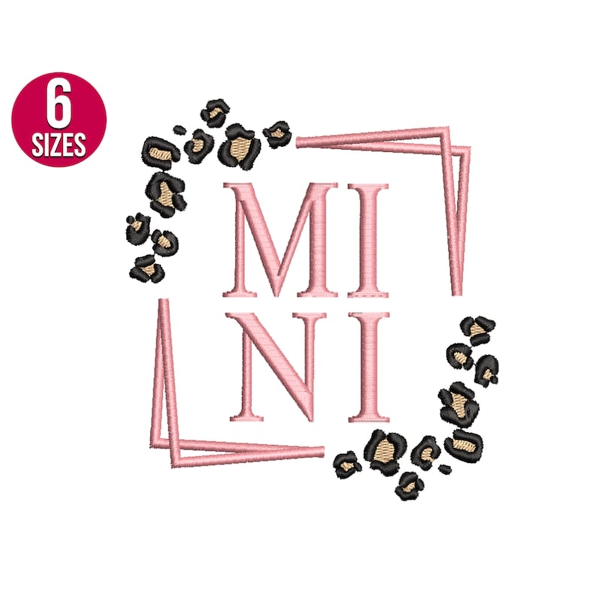 Mini embroidery design, Mama, leopard print, Machine embroid | Inspire ...