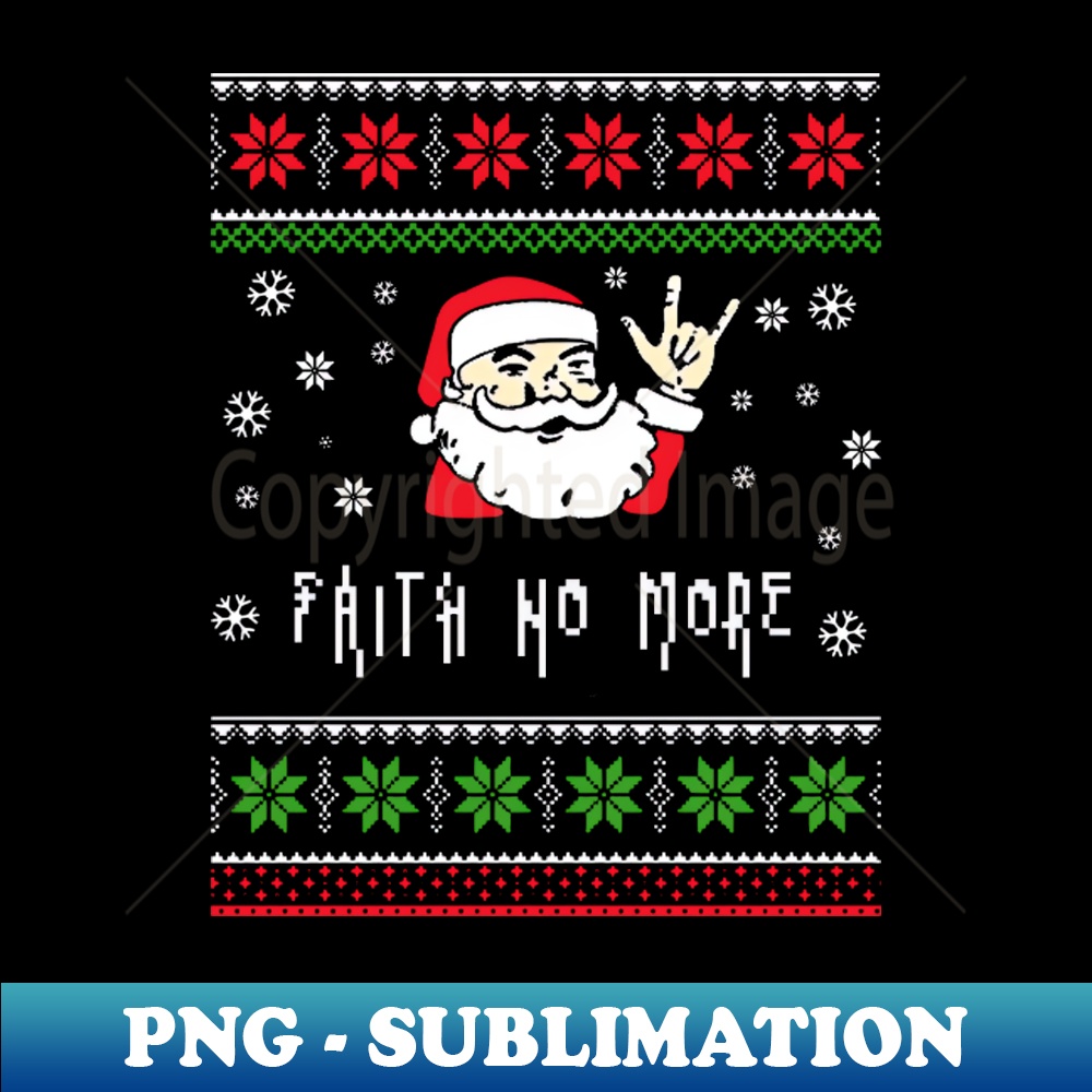 faith no more santa metal - PNG Transparent Sublimation File - Inspire ...