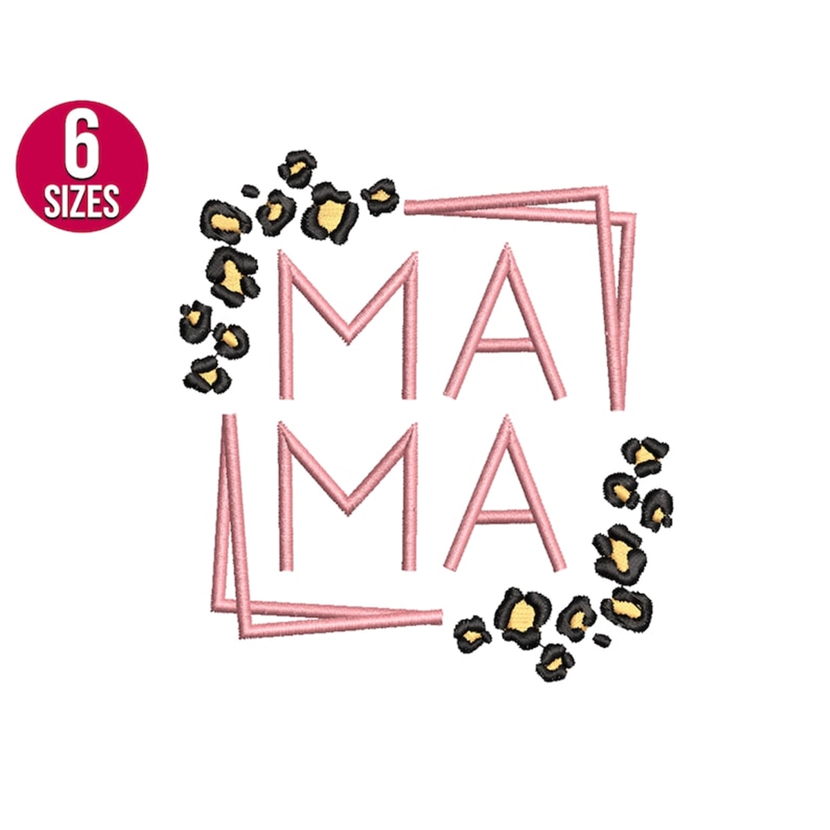 Mama embroidery design, Leopard print, Machine embroidery fi - Inspire ...