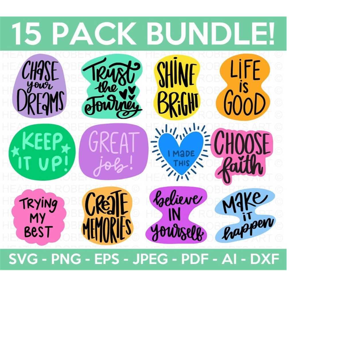 Inspirational Quotes SVG Bundle, Motivational Quotes SVG, Po | Inspire ...