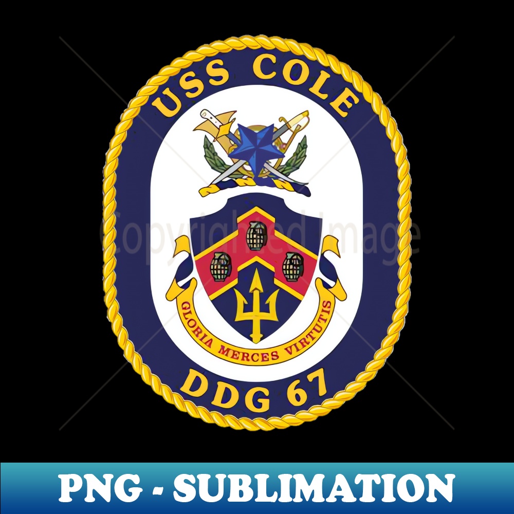 USS Cole DDG-67 - PNG Transparent Sublimation Design - Creat - Inspire ...