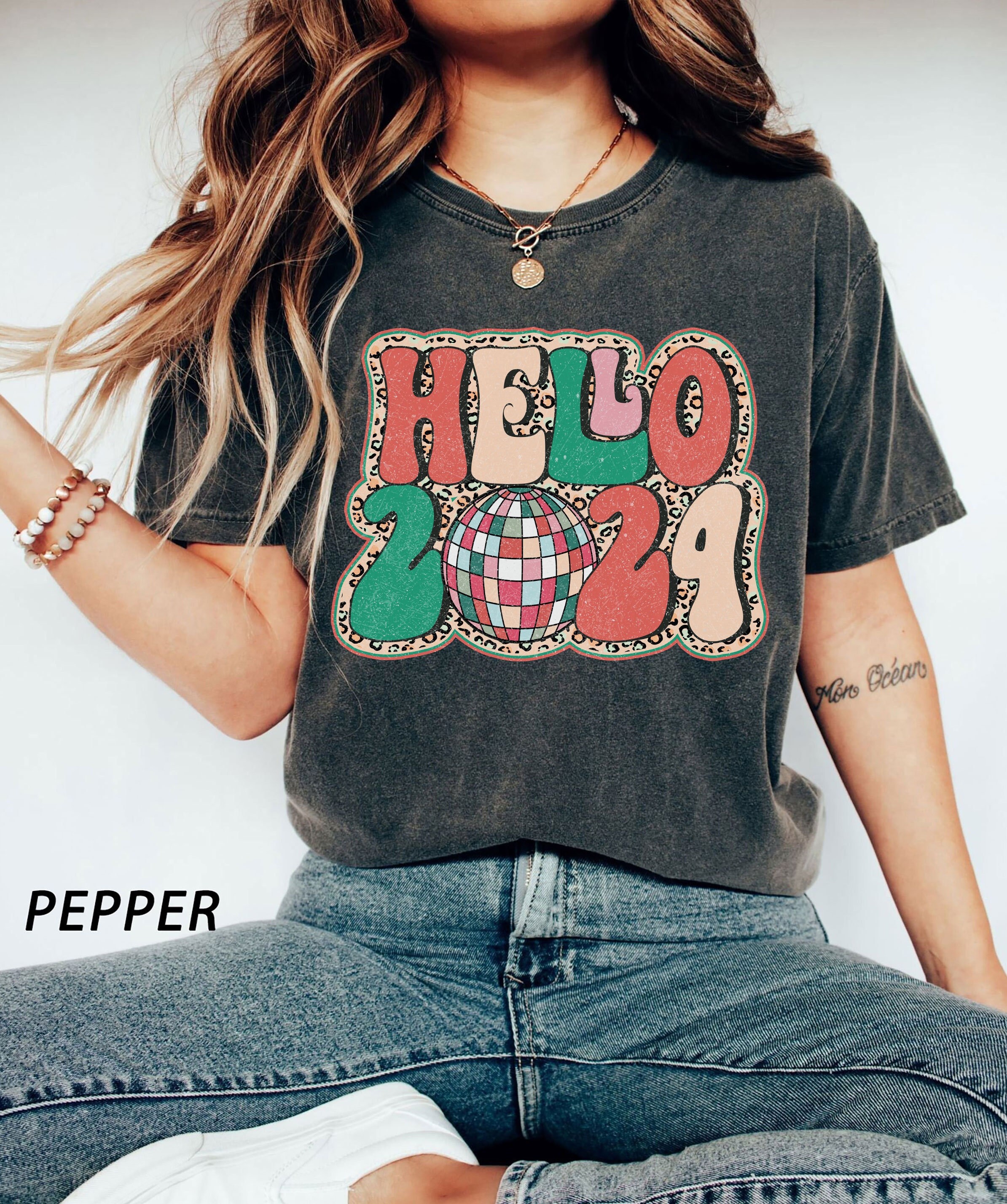 Hello 2024 T-Shirt Png, New Year Shirt Png, groovy 2024 T-Sh - Inspire ...