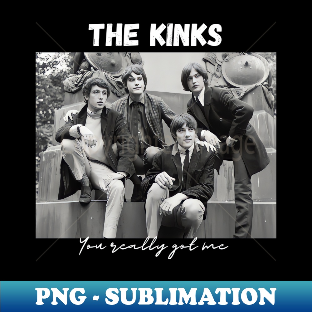 The kinks - PNG Transparent Sublimation Design - Unlock Vibr | Inspire ...