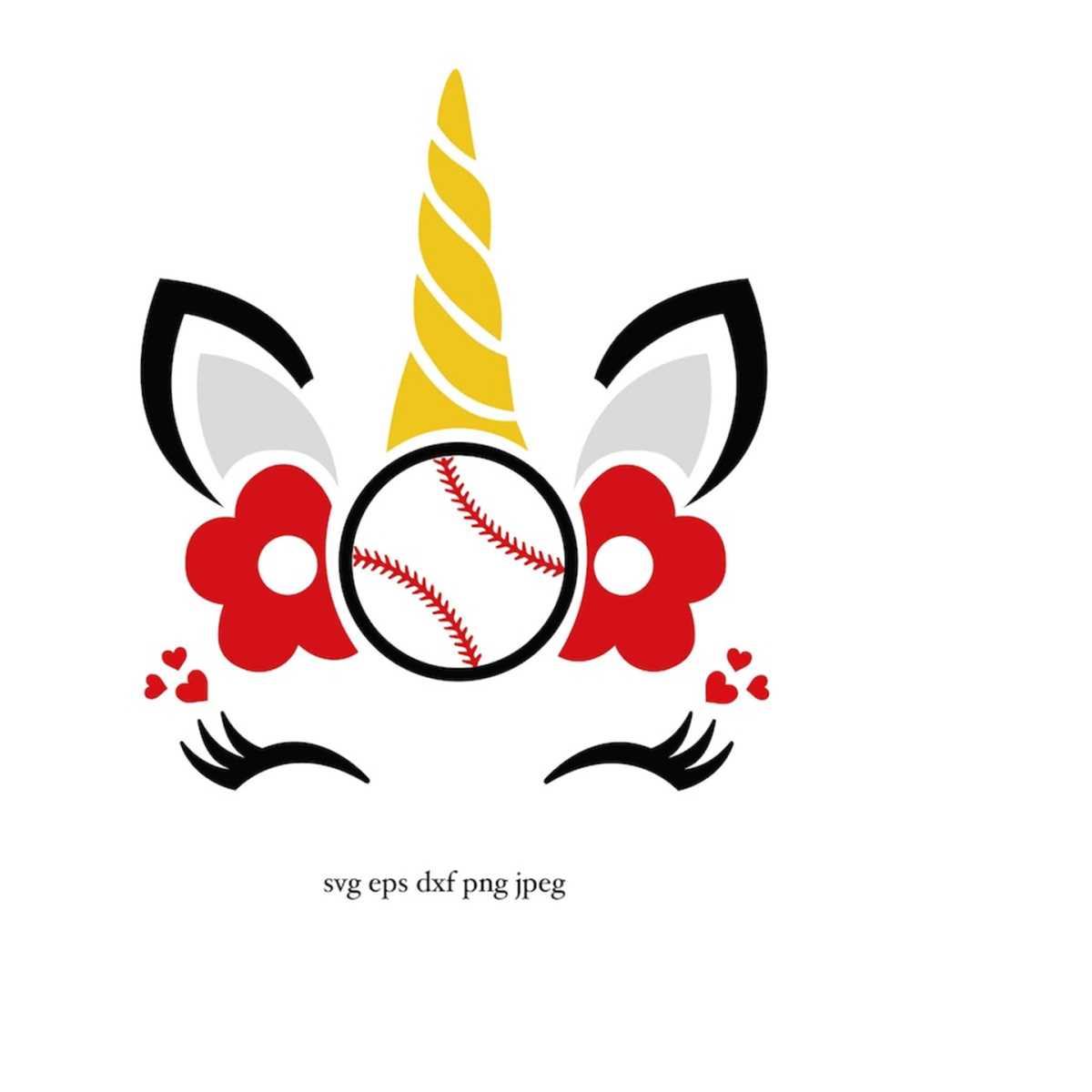 Baseball Unicorn svg, Unicorn svg, Unicorn Clipart, Digital - Inspire ...