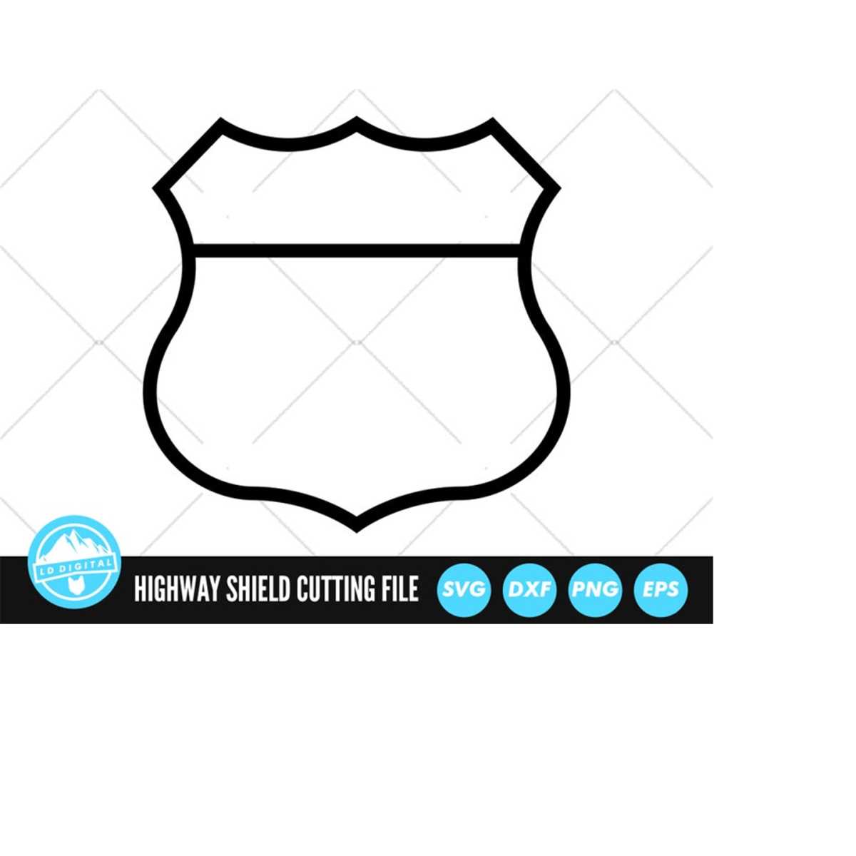Highway Shield SVG Files | Route Marker Cut Files | Highway | Inspire ...