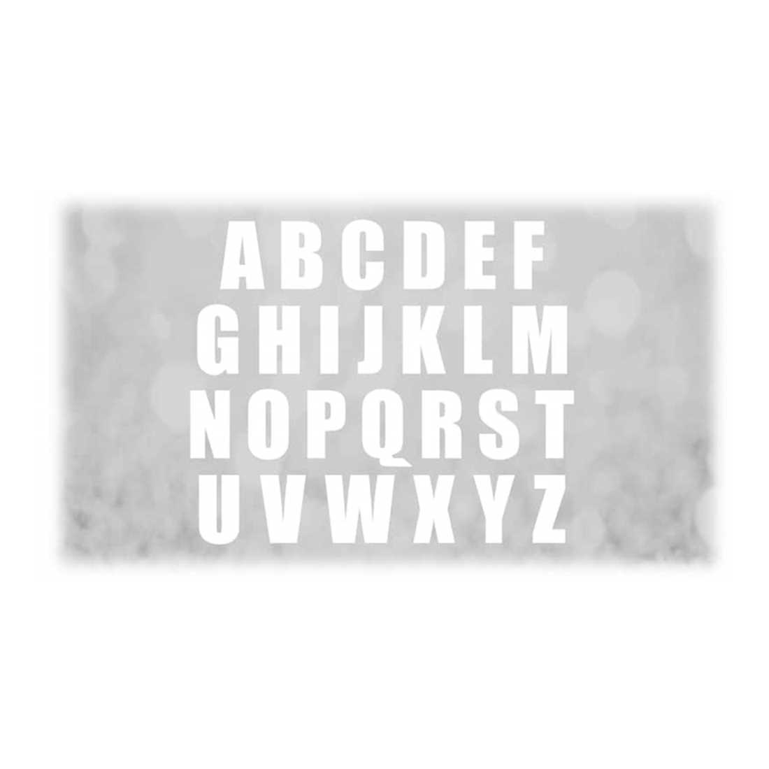 Word Clipart: wHITE Simple 'Meme' Alphabet Letter Templates - Inspire ...