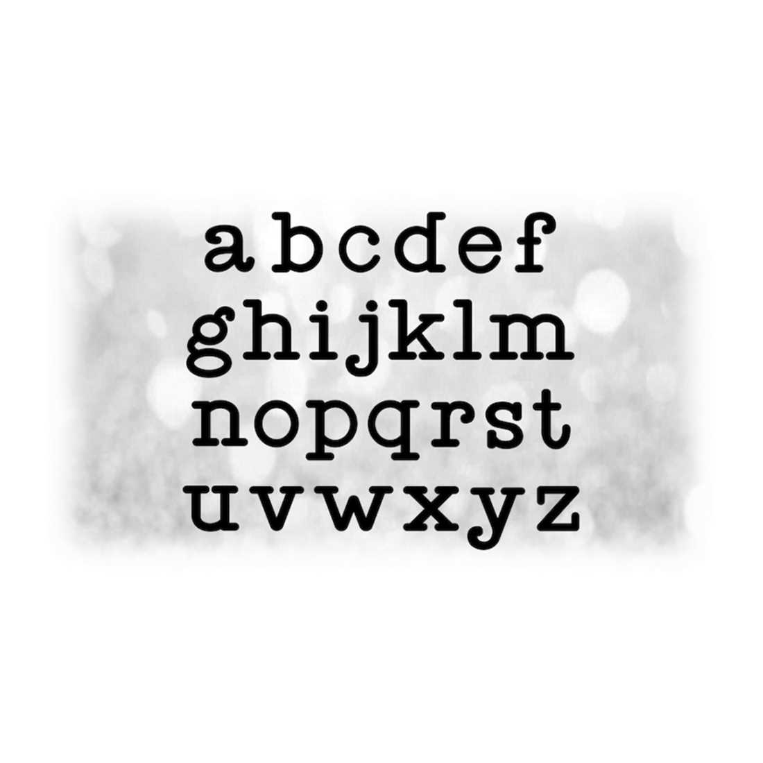 Word Clipart: Black Typewriter Alphabet Letter Templates Gro - Inspire ...