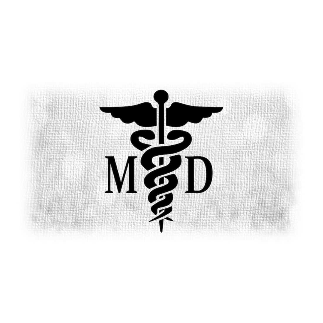 Medical Clipart: Black Medical Caduceus Symbol Silhouette w/ | Inspire ...