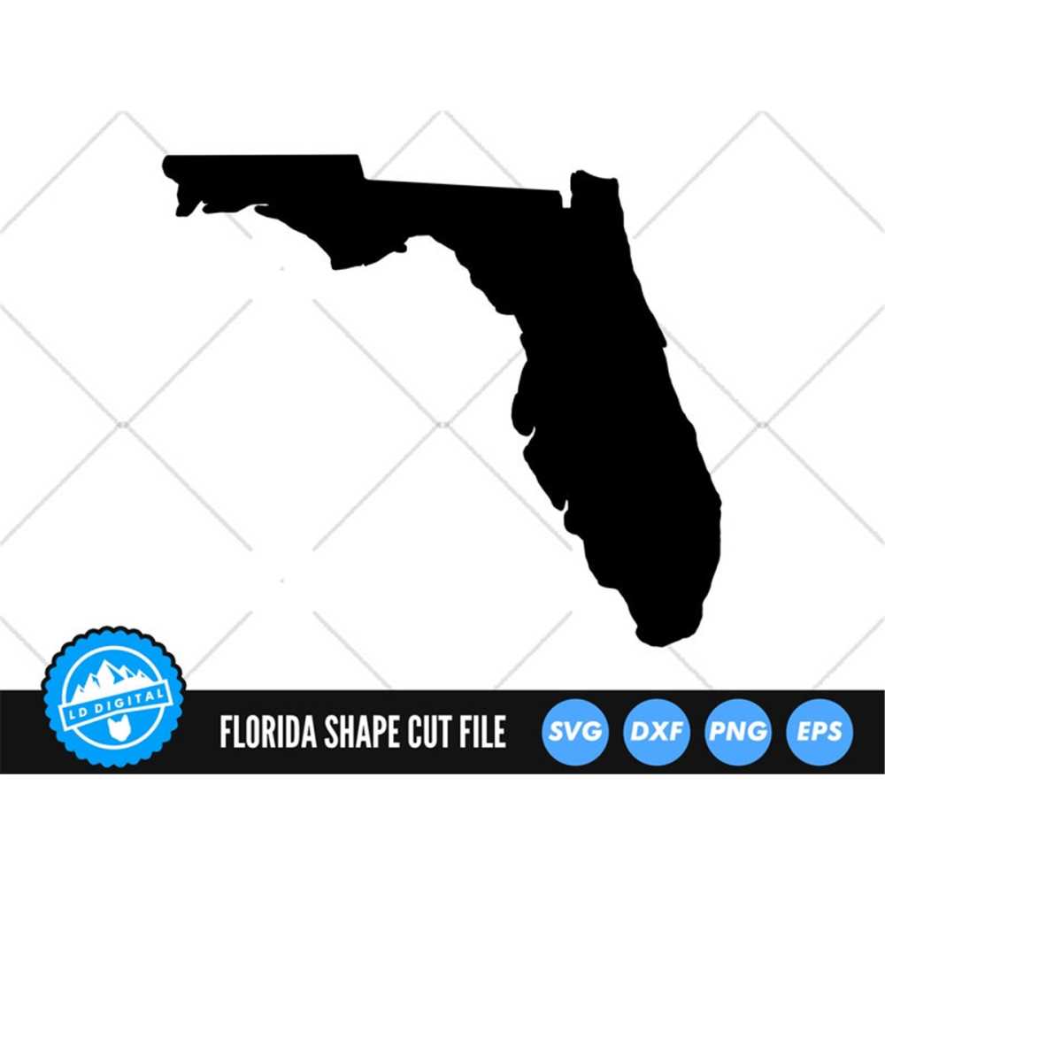 Florida State SVG Files | Florida Silhouette Cut Files | Uni - Inspire ...