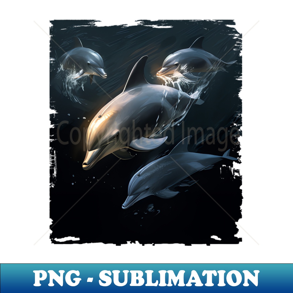 Dolphins playing - Premium PNG Sublimation File - Capture Im | Inspire ...