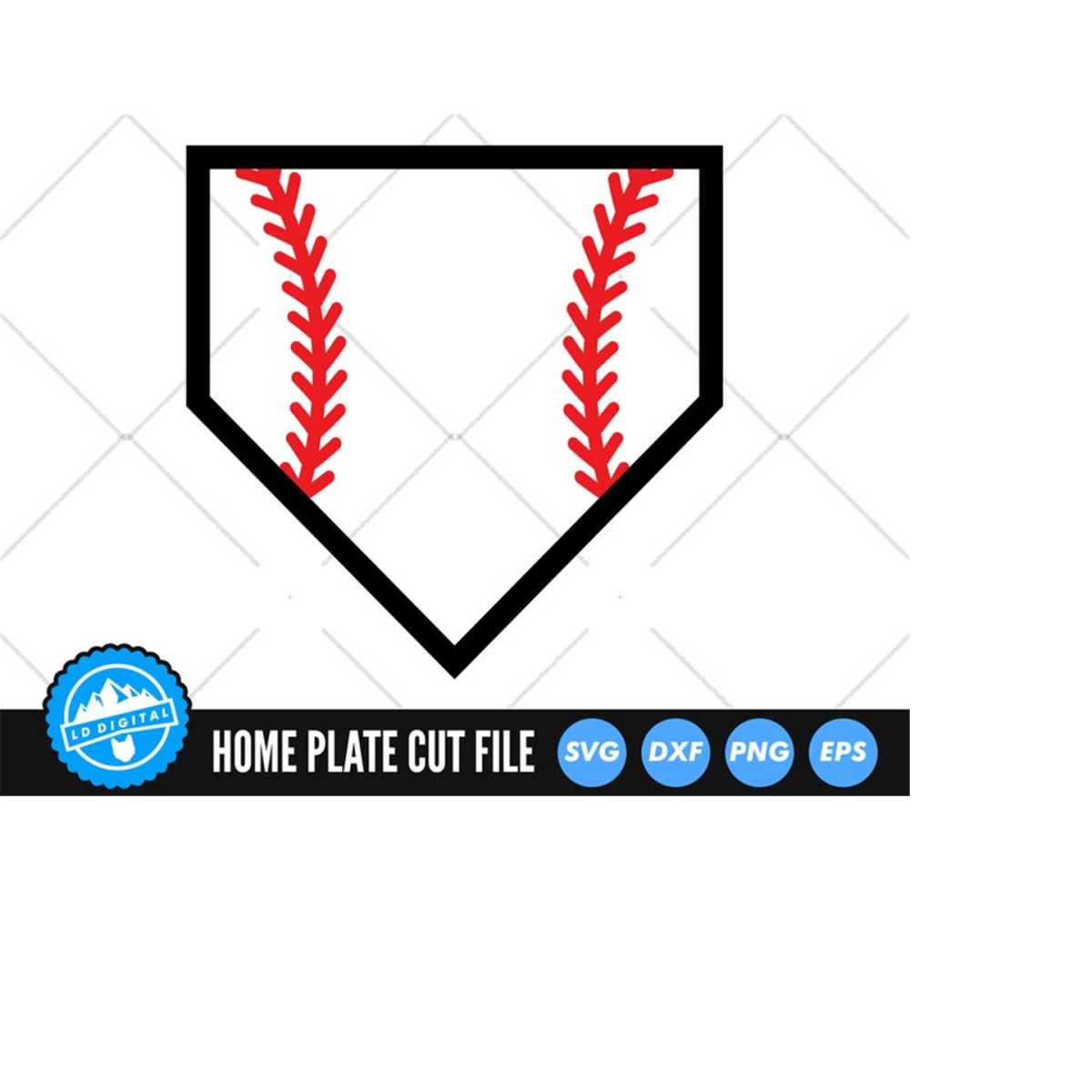 Home Plate SVG | Baseball Home Plate Cut Files | Baseball St | Inspire ...