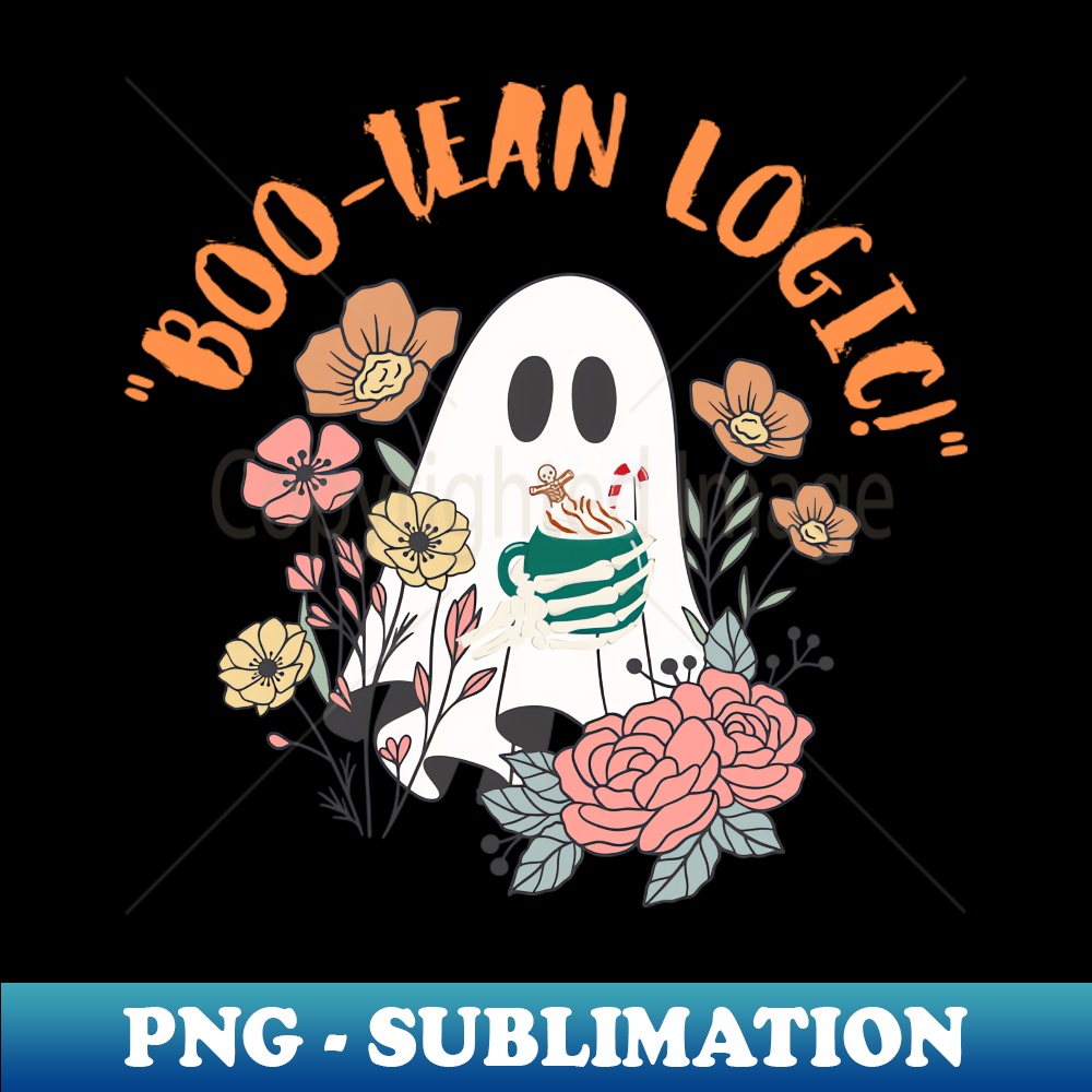 Boo-Lean Logic - Sublimation-Ready PNG File - Transform Your | Inspire ...