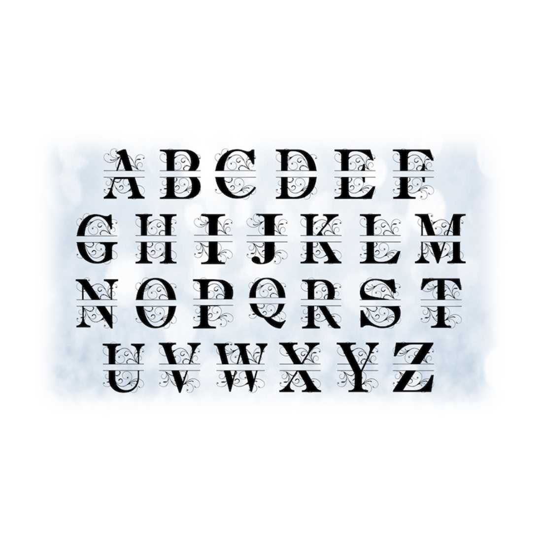 Word Clipart: Value Pack Bundle Entire Alphabet of 26 Black - Inspire ...