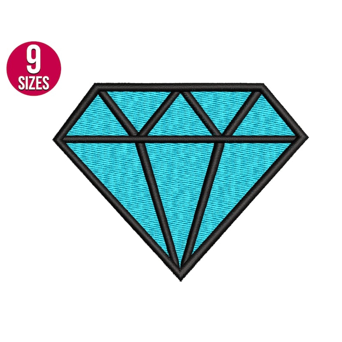 Diamond embroidery design, Gem stone, Machine embroidery fil | Inspire ...