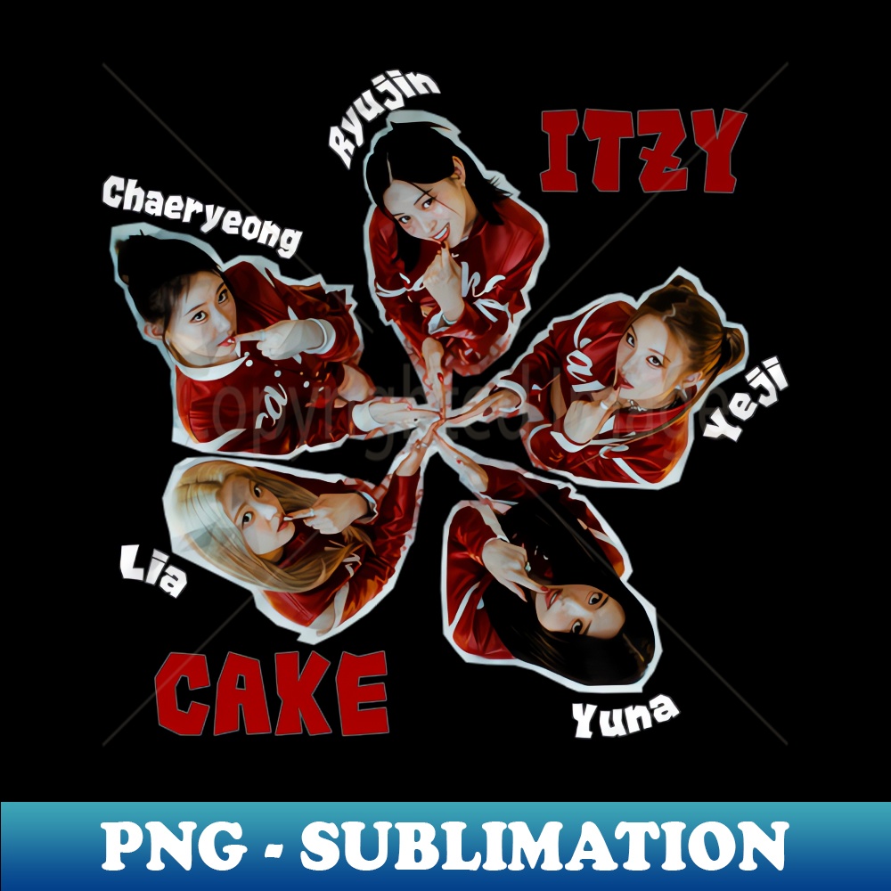 Itzy Cake - PNG Transparent Digital Download File for Sublim | Inspire ...