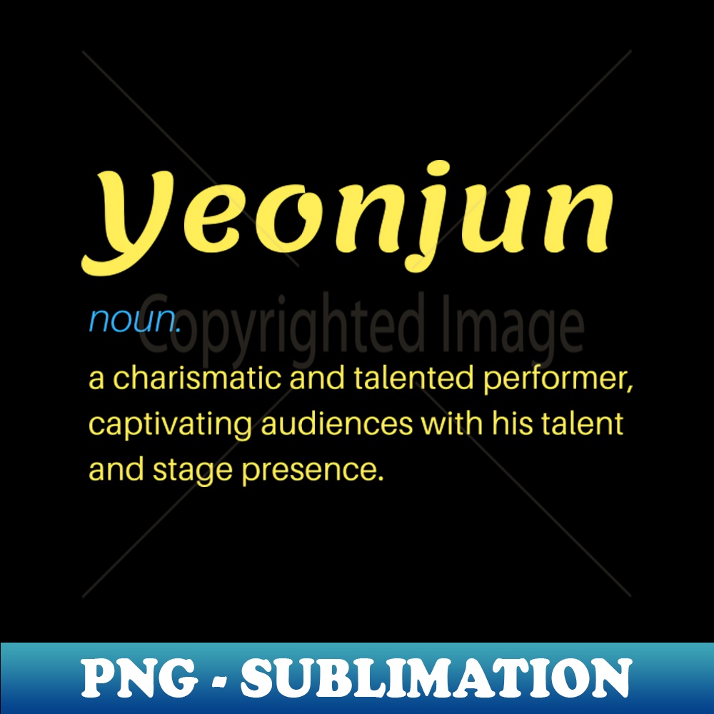 Definition of Yeonjun TXT - PNG Transparent Sublimation File - Inspire ...