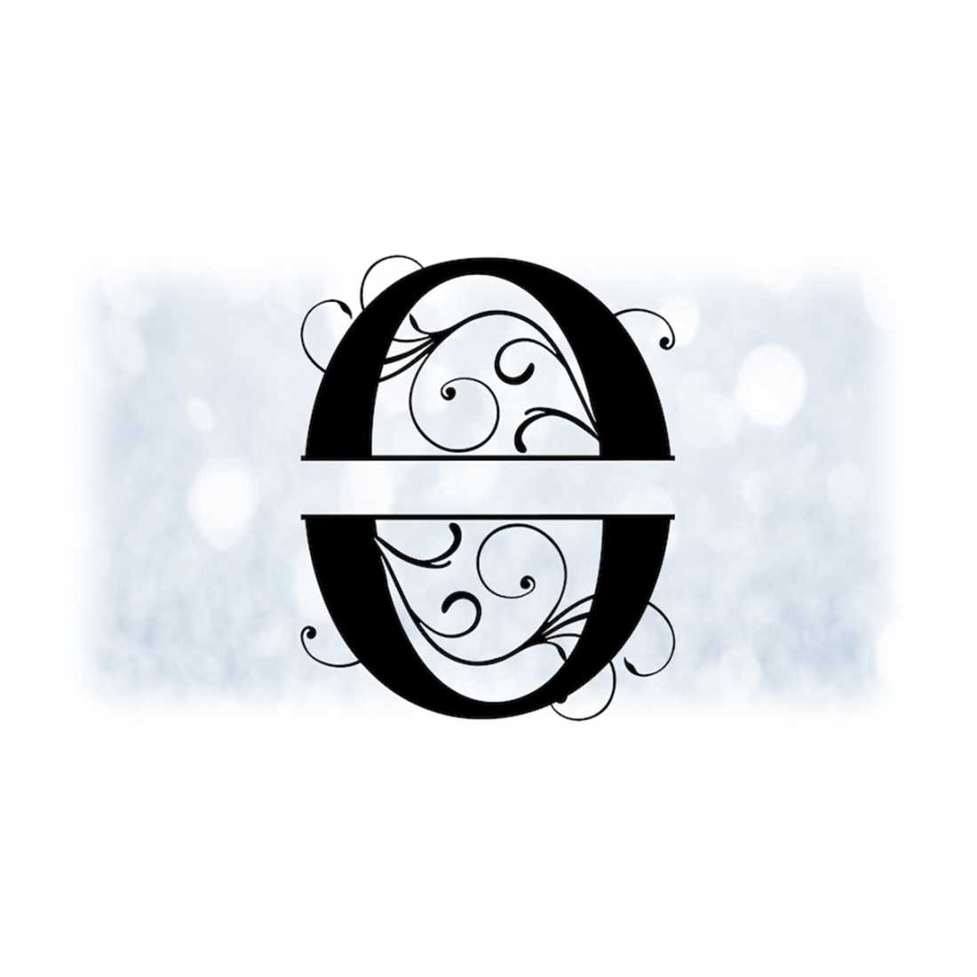 Word Clipart: Split Name Frame Black Formal Style Capital Le - Inspire ...