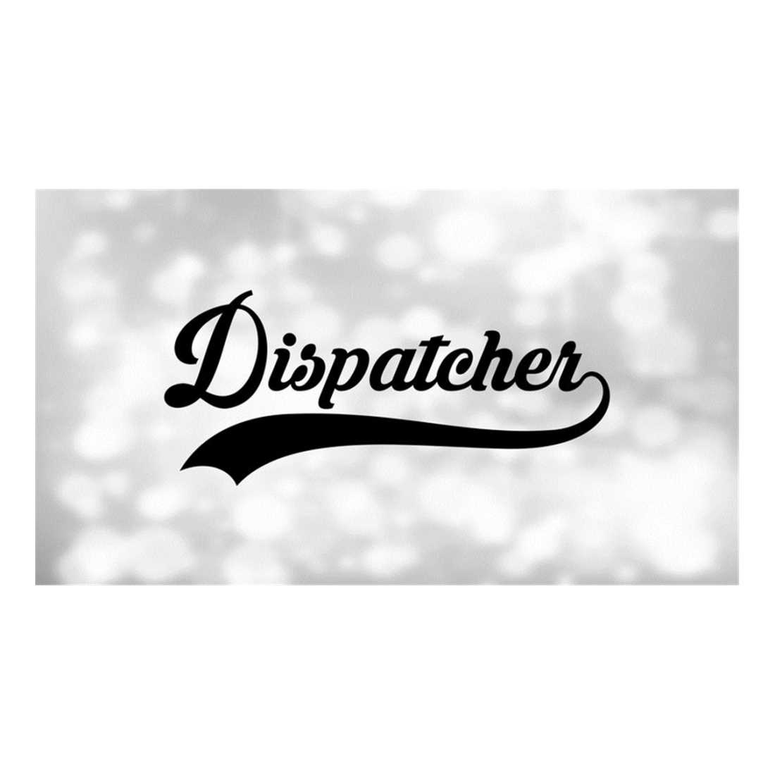 Sports Clipart: Word 'Dispatcher' in Fancy Script Letters wi - Inspire ...