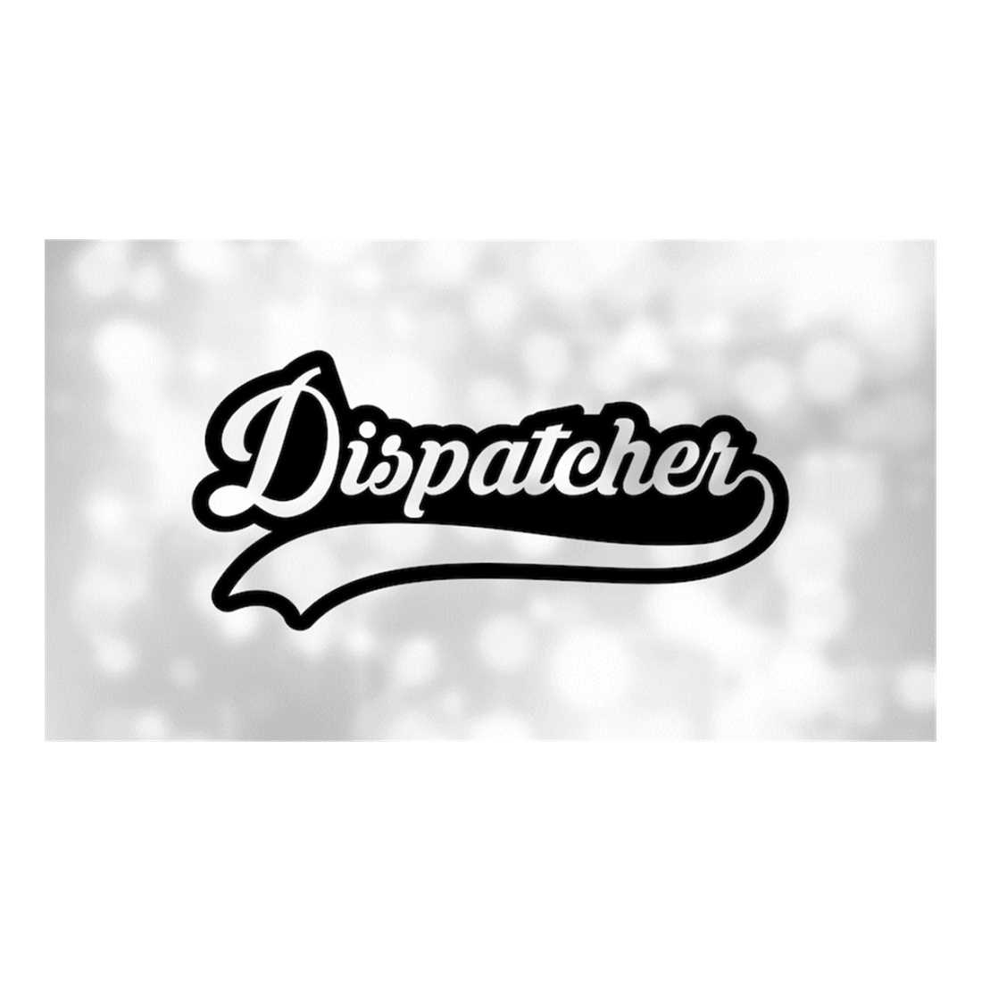 Sports Clipart: Word 'Dispatcher' in Fancy Script Letters wi - Inspire ...