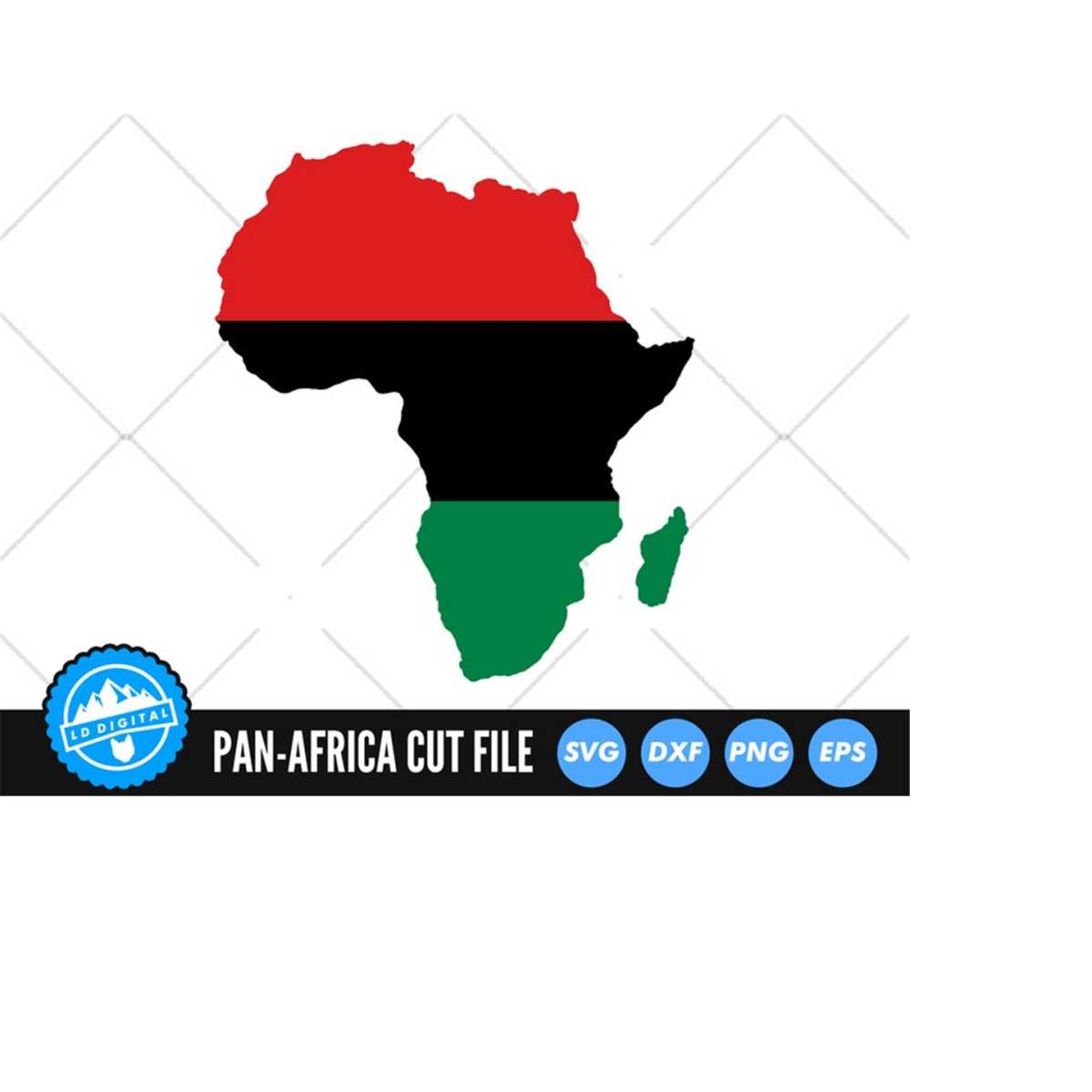 Africa SVG | Pan-African Cut Files | Pan-Africanism Vector F - Inspire ...