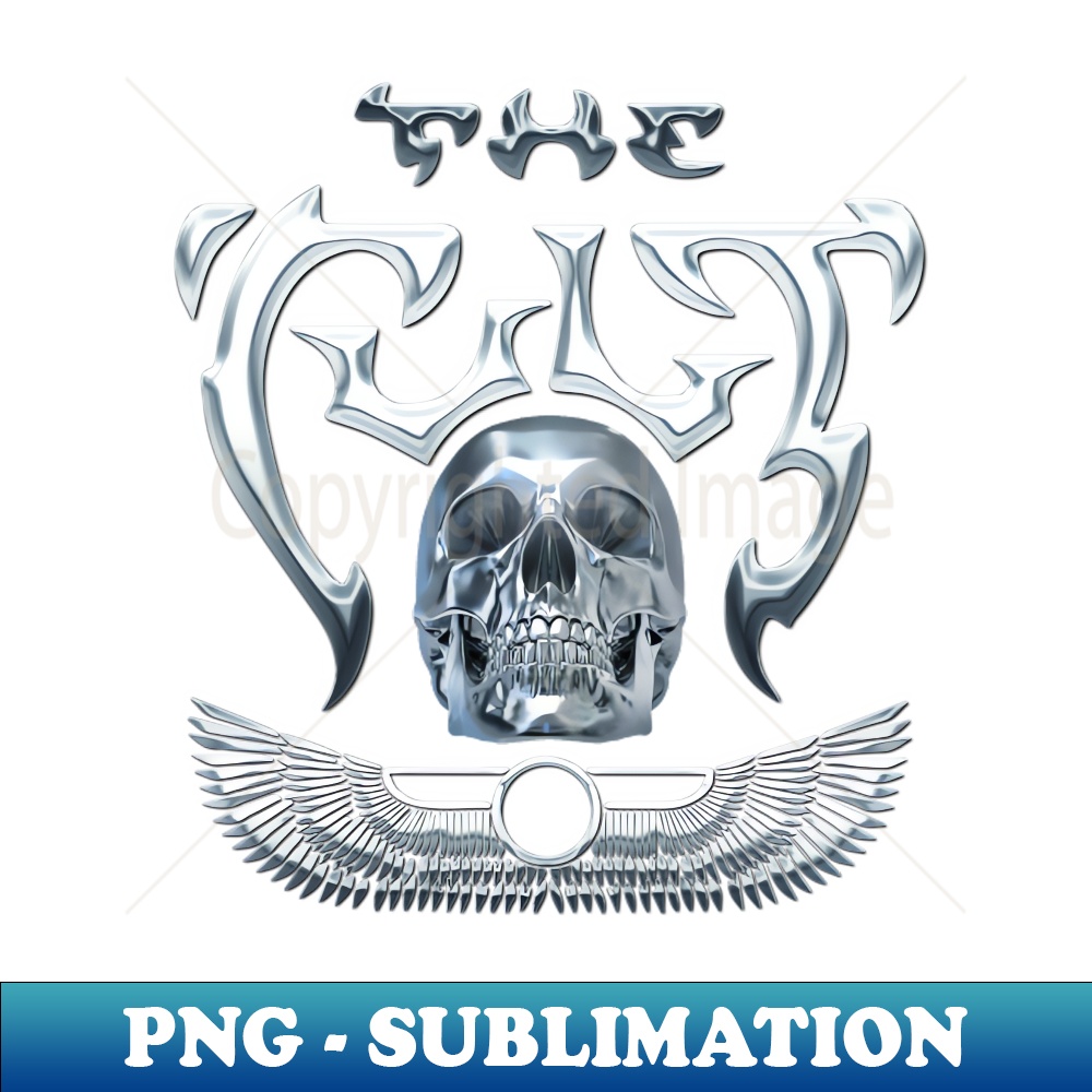 The Cult Logo Chrome - Elegant Sublimation PNG Download - Ad | Inspire ...