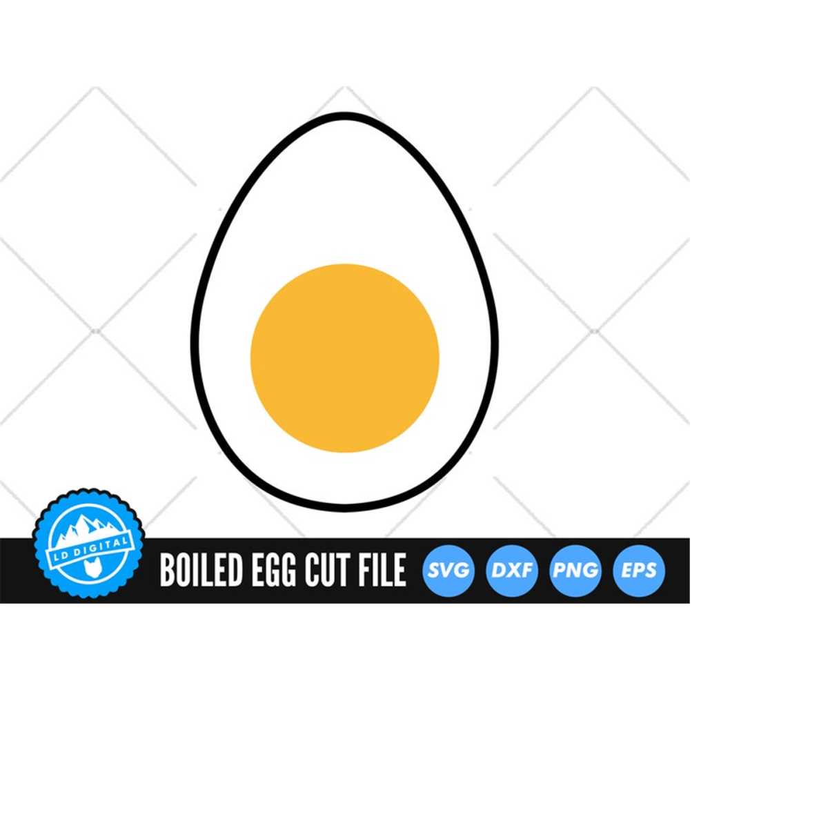 Boiled Egg SVG Files | Kawaii Eggs SVG Cut Files | Breakfast - Inspire ...