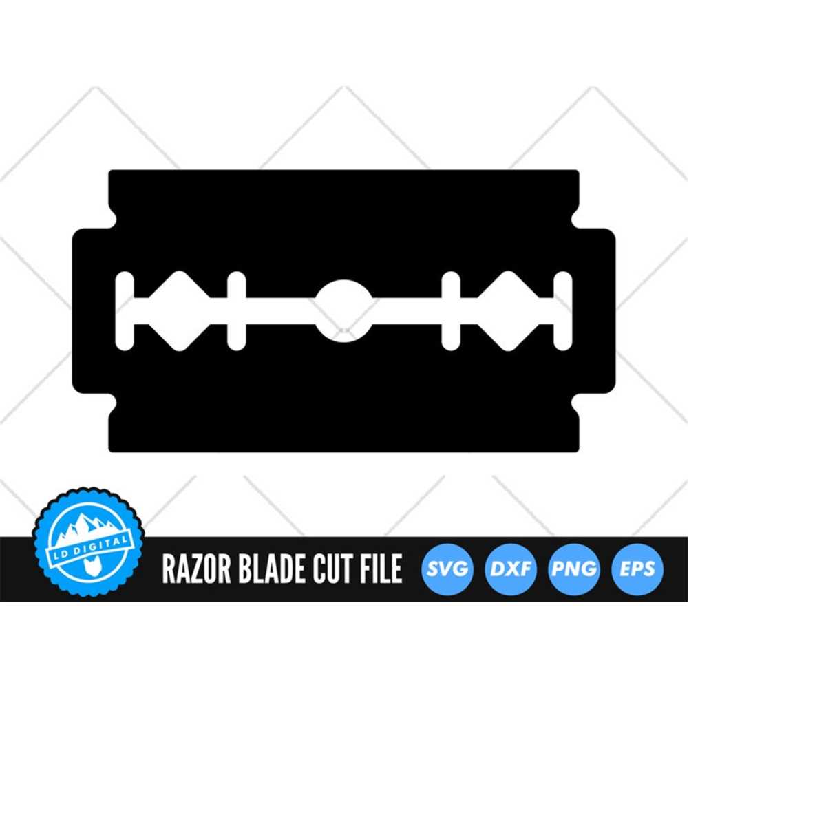 Razor Blade SVG Files | Barber Shop SVG Cut Files | Shaving - Inspire ...