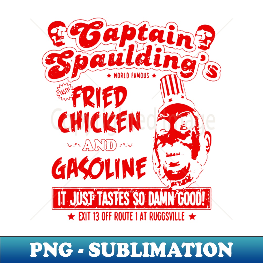 Capt Spaulding Fried Chicken - Instant Sublimation Digital D | Inspire ...