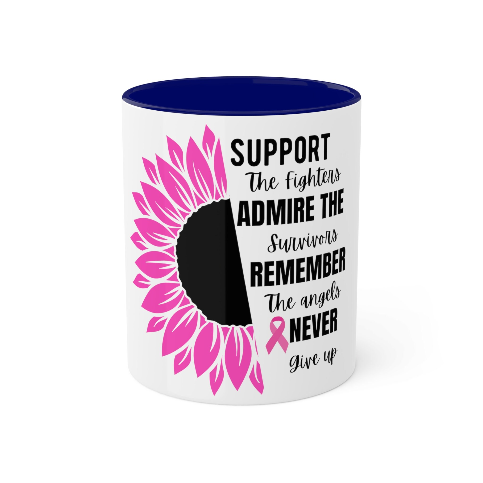 Support The Fighters Mug, Admire The Survivors Mug, Remember | Inspire ...