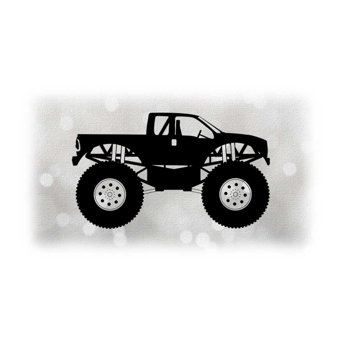 Car/Automotive Clipart: Black Monster Truck Design - Technic - Inspire ...