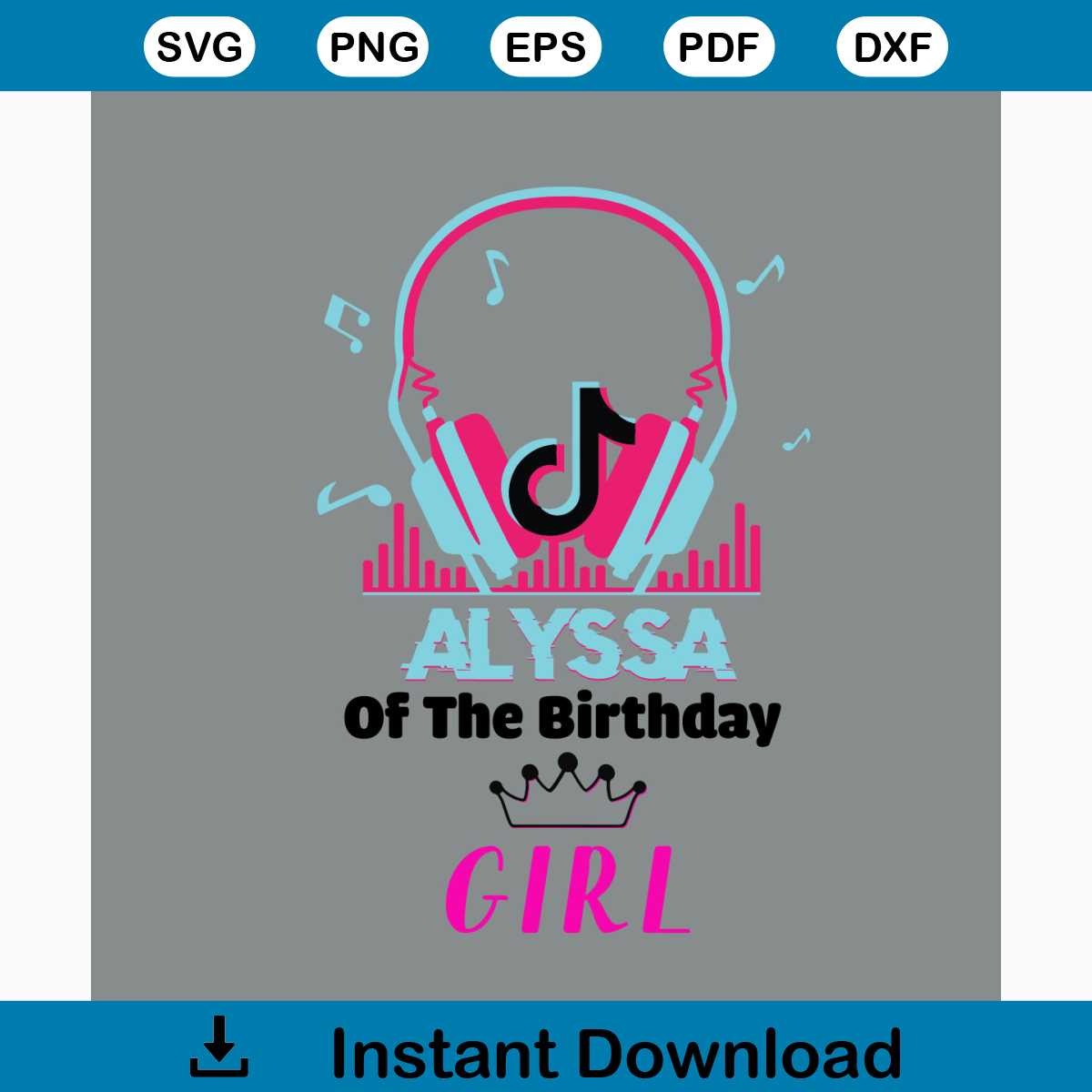 Alyssa Of The Birthday Girl Svg, Birthday Svg, Trending Svg, - Inspire ...