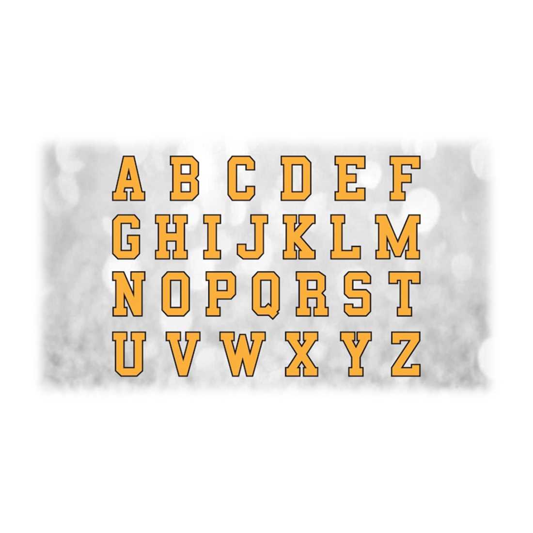 Sports Clipart: Alphabet Letter Templates Grouped on Single - Inspire ...