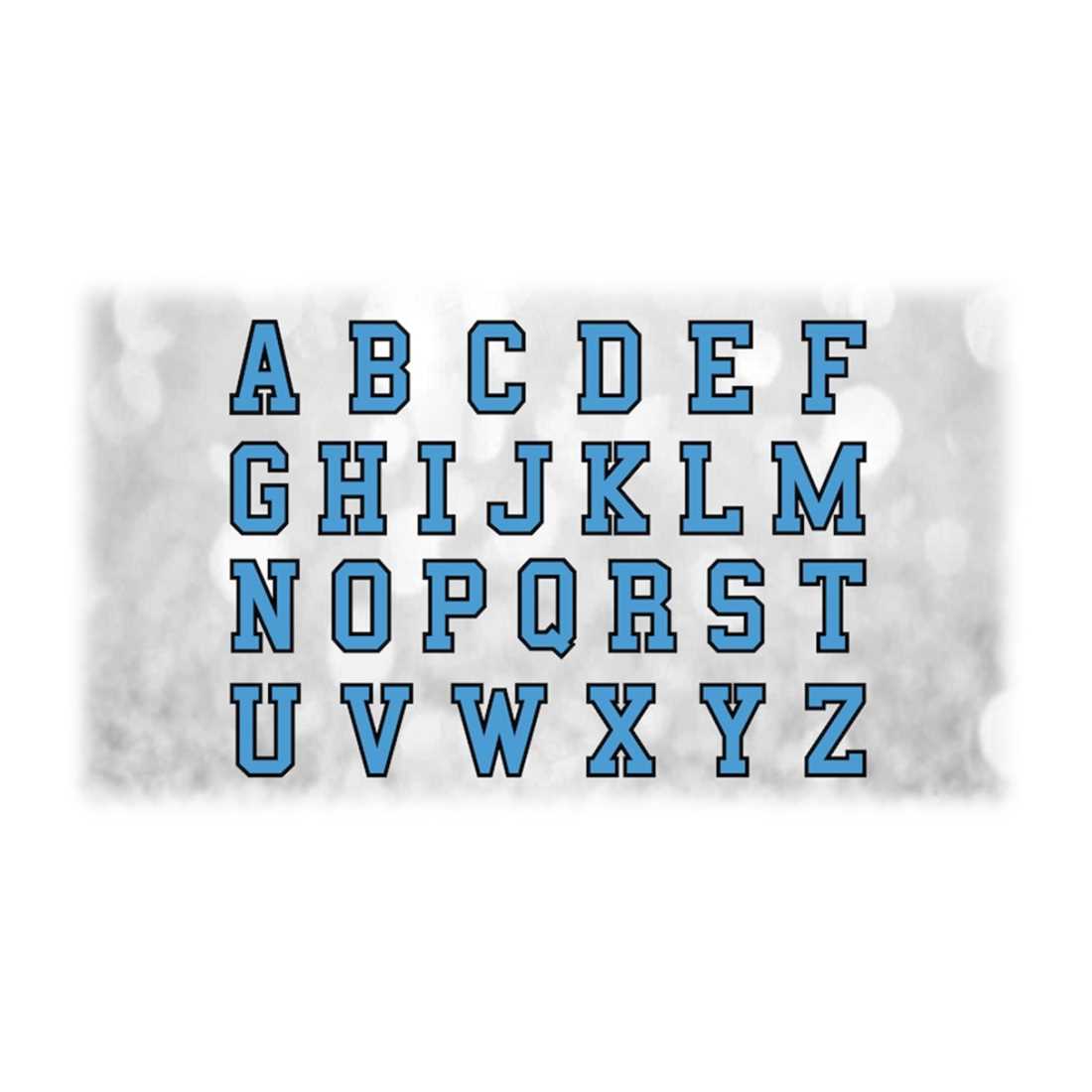 Sports Clipart: Alphabet Letters Grouped on ONE Single Sheet - Inspire ...