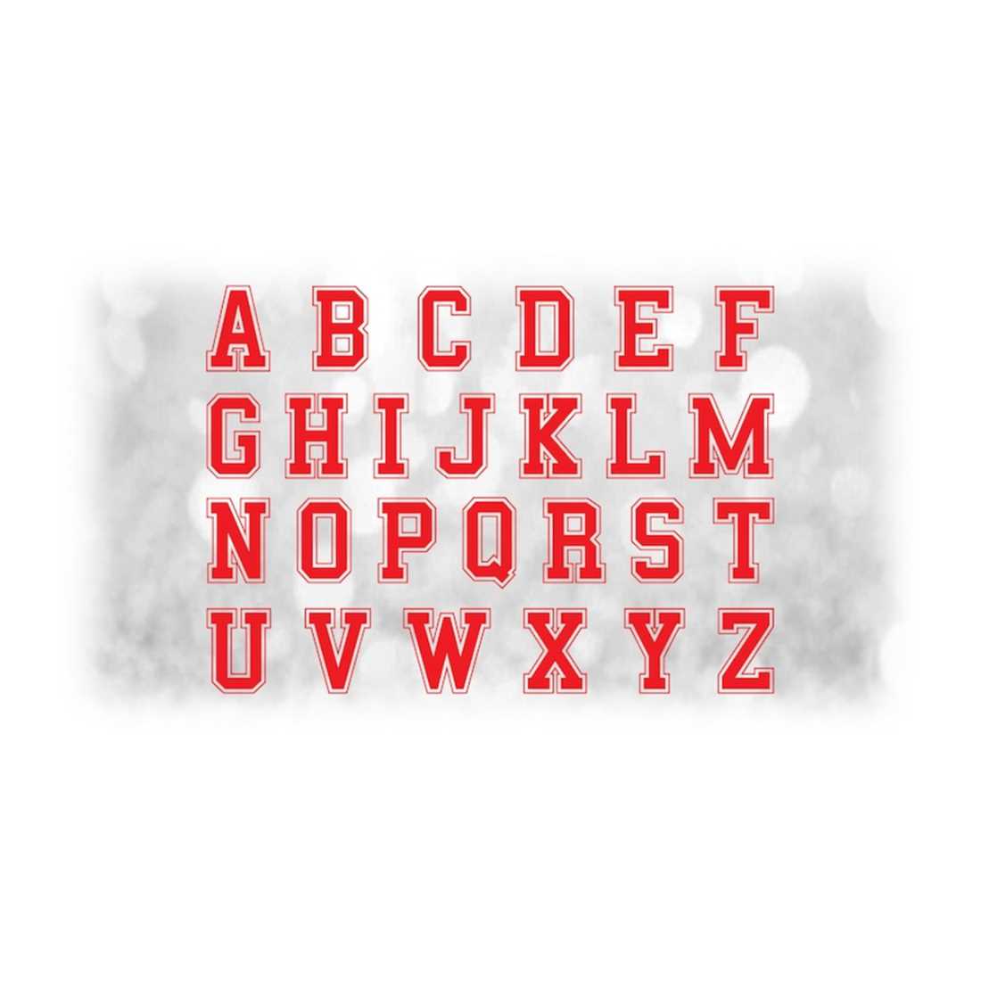 Sports Clipart: Alphabet Letter Templates Grouped on Single - Inspire ...