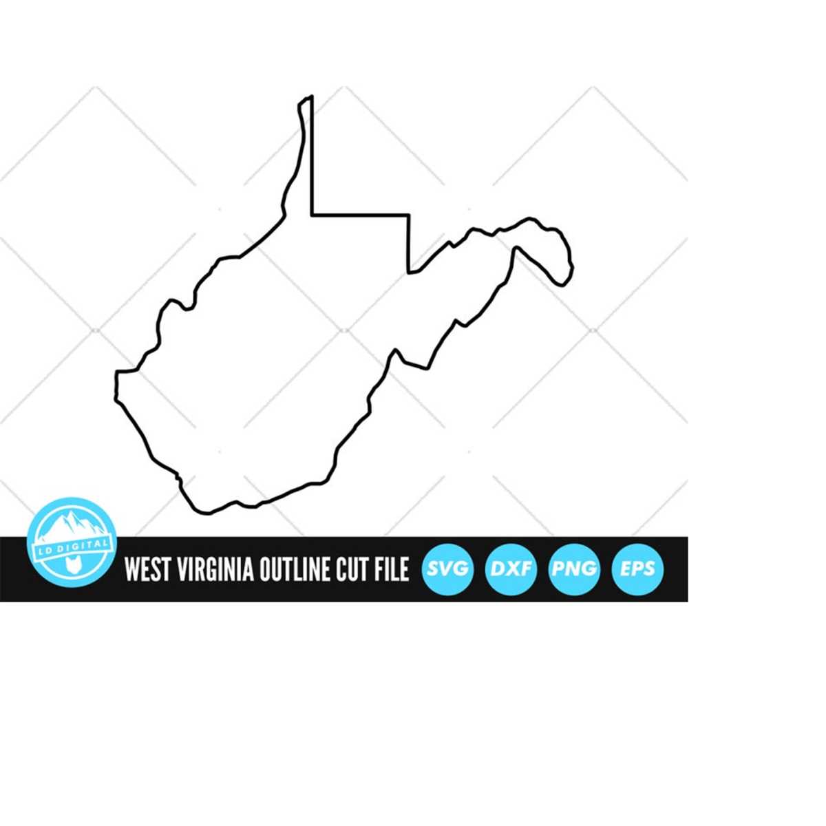 West Virginia Outline SVG Files | West Virginia Cut Files | | Inspire ...