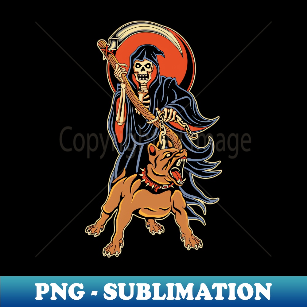 Grim reaper Dog - PNG Transparent Digital Download File for | Inspire ...