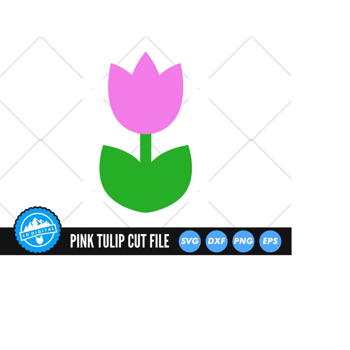 Tulip SVG Files | Spring Flower SVG Cut Files | Flower Vecto - Inspire ...