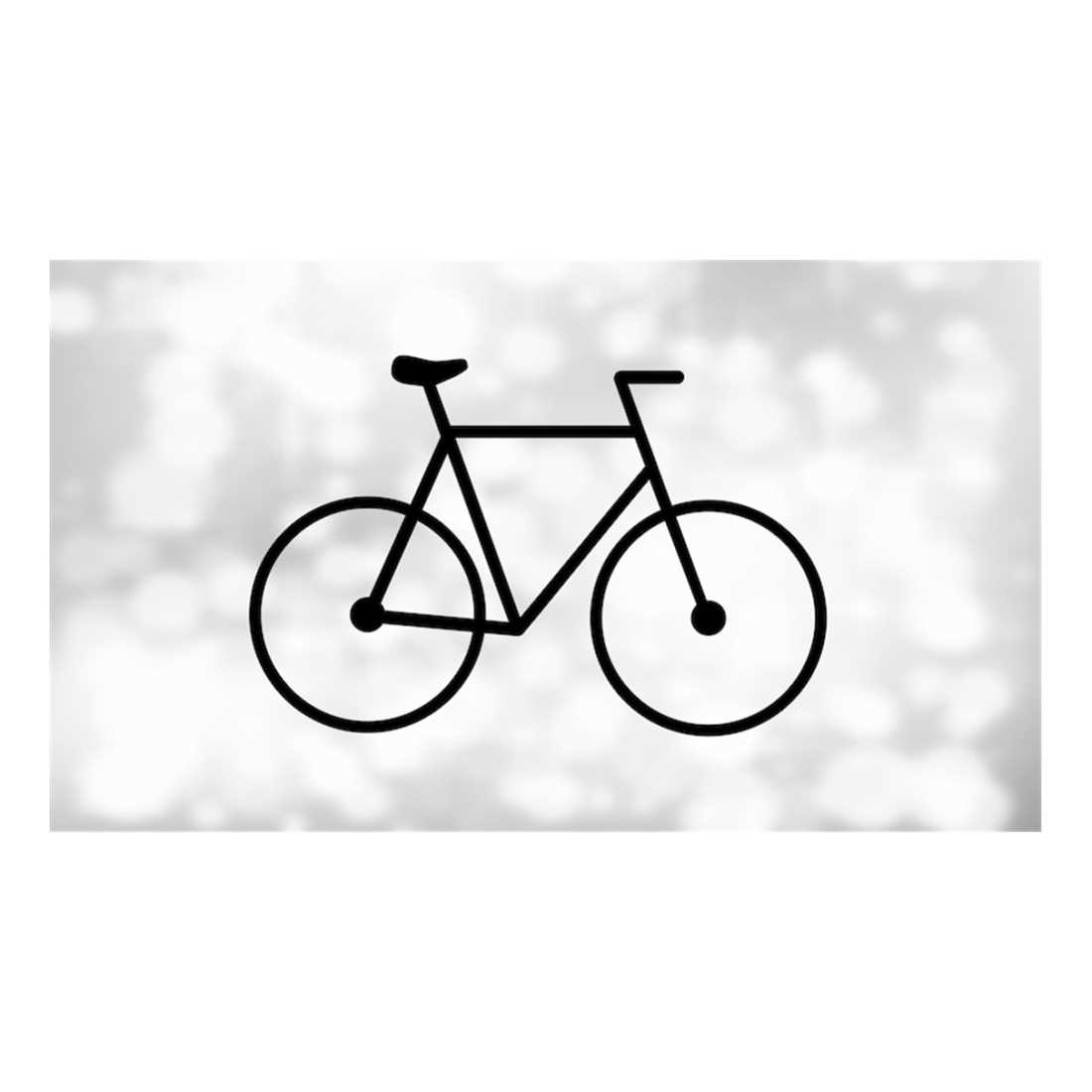 Shape Clipart: Black Easy Basic Bicycle or Bike with Frame, | Inspire ...