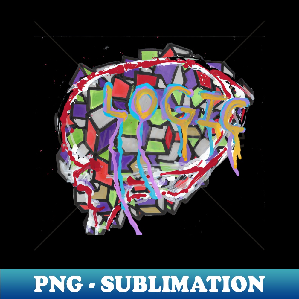 Logic Brain - PNG Transparent Sublimation Design - Transform - Inspire ...