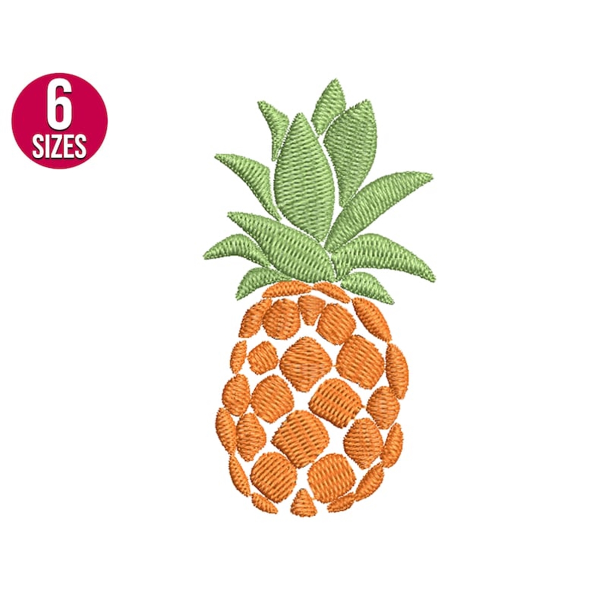 Pineapple embroidery design, fruit, Machine embroidery desig - Inspire ...