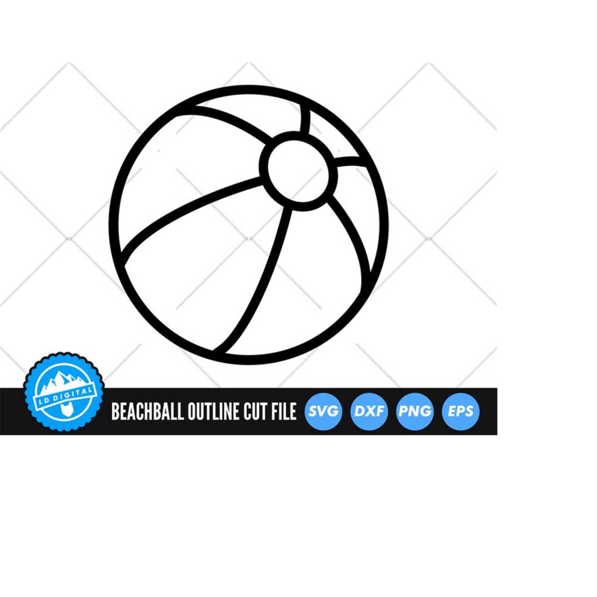 Beach Ball SVG Files | Beach Ball Cut Files | Summer Beach S - Inspire ...