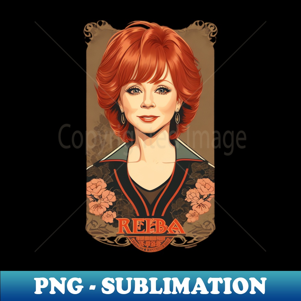reba mcentirevintage vektor 80s style v3 - PNG Transparent D - Inspire ...