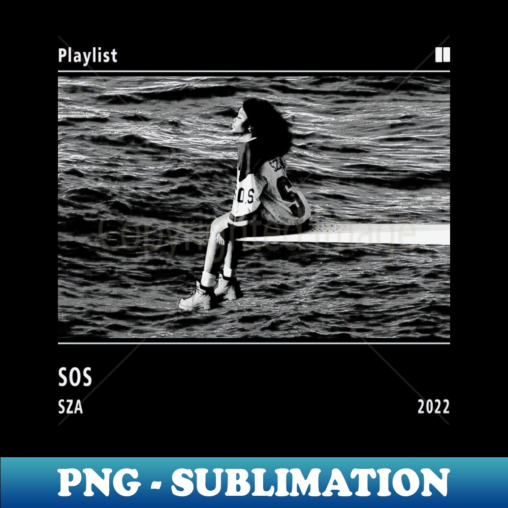 Sos - SZA - Aesthetic Sublimation Digital File - Vibrant and | Inspire ...