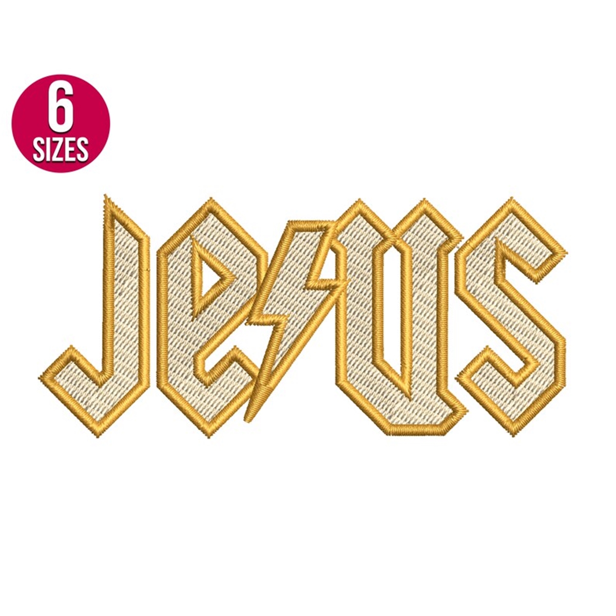 Jesus Embroidery Design, Rock, Machine embroidery file, Digi | Inspire ...