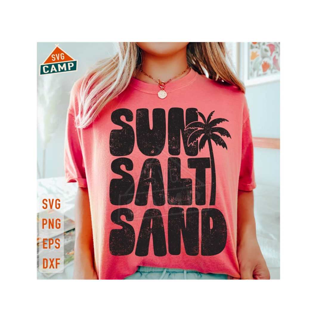 Sun Salt Sand svg, Summer Vibes svg, Beach Vibes svg, Vacati | Inspire ...