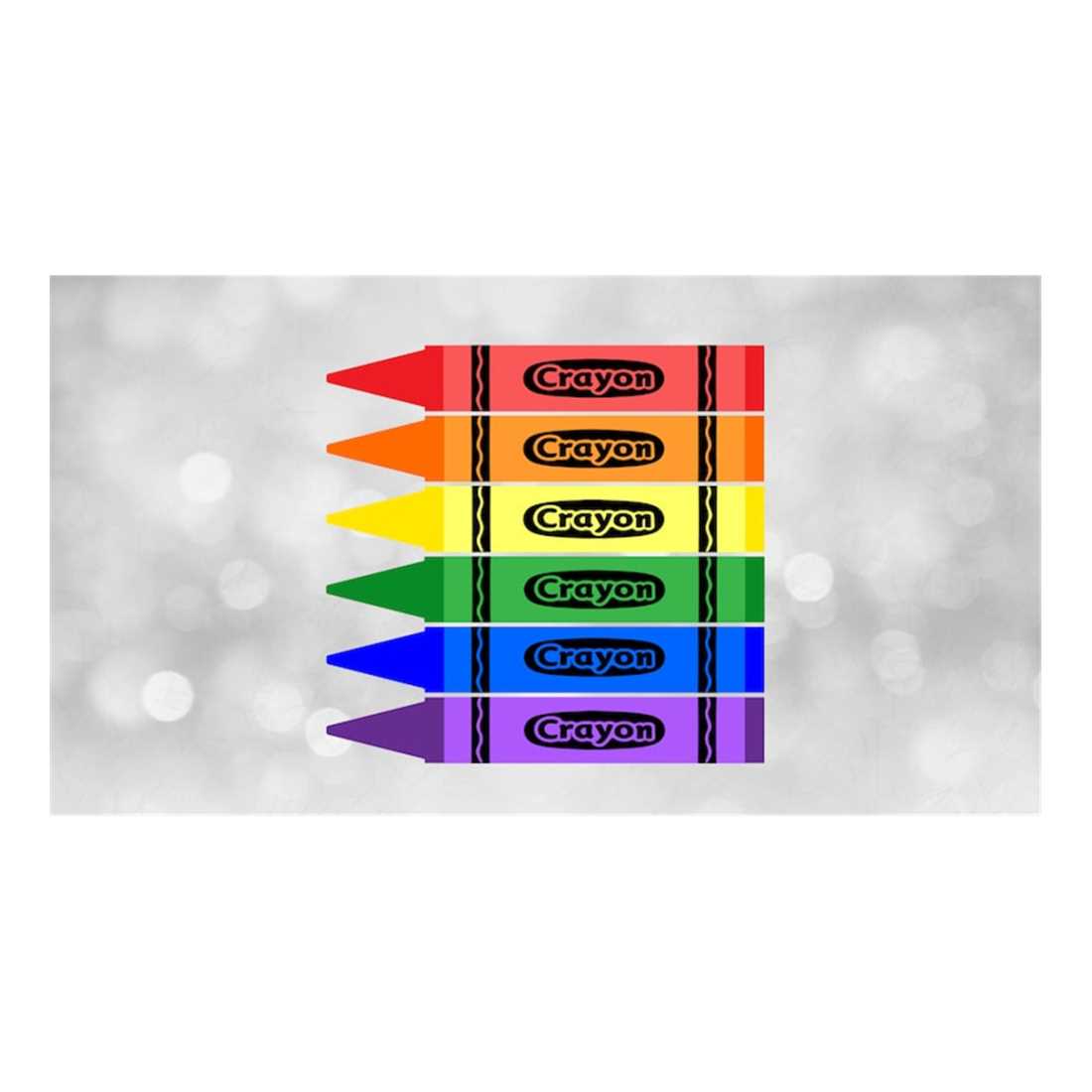 School / Teacher Clipart: Large Horizontal Stack of 'Crayons | Inspire ...