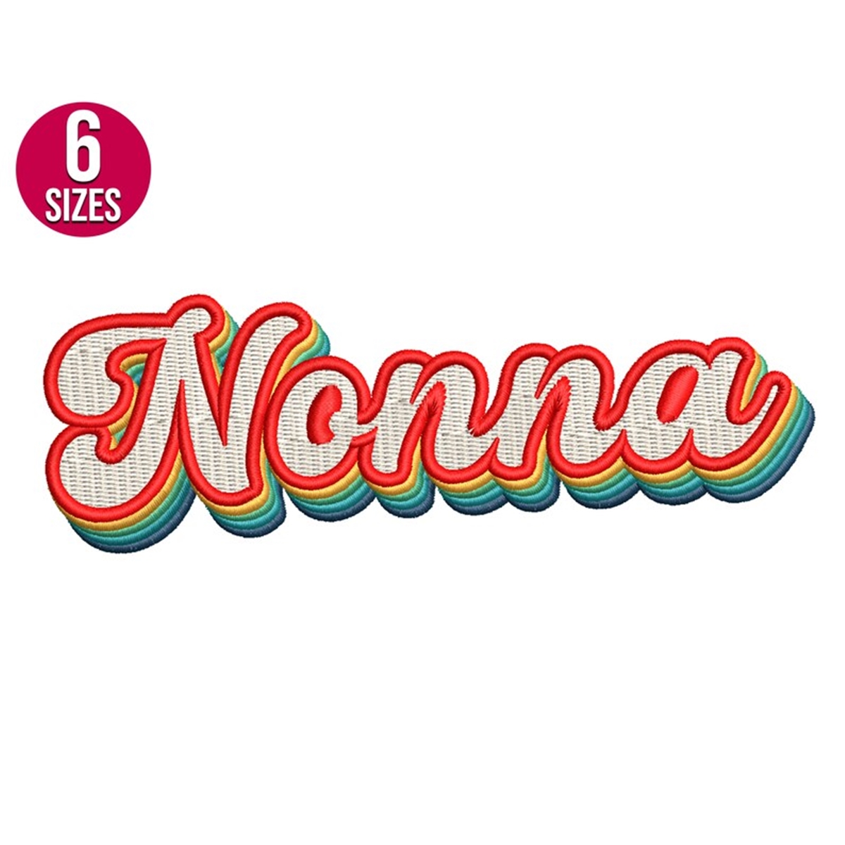 Nonna embroidery design, Retro, Vintage, Mama, Machine embro | Inspire ...