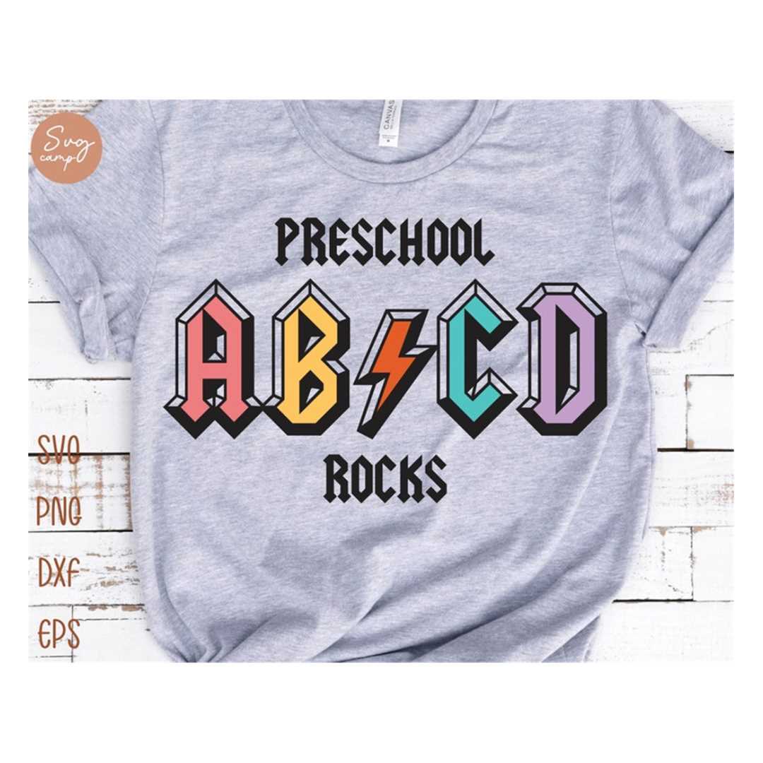 Preschool Rocks Svg, First day of School Svg, Preschool Svg, | Inspire ...