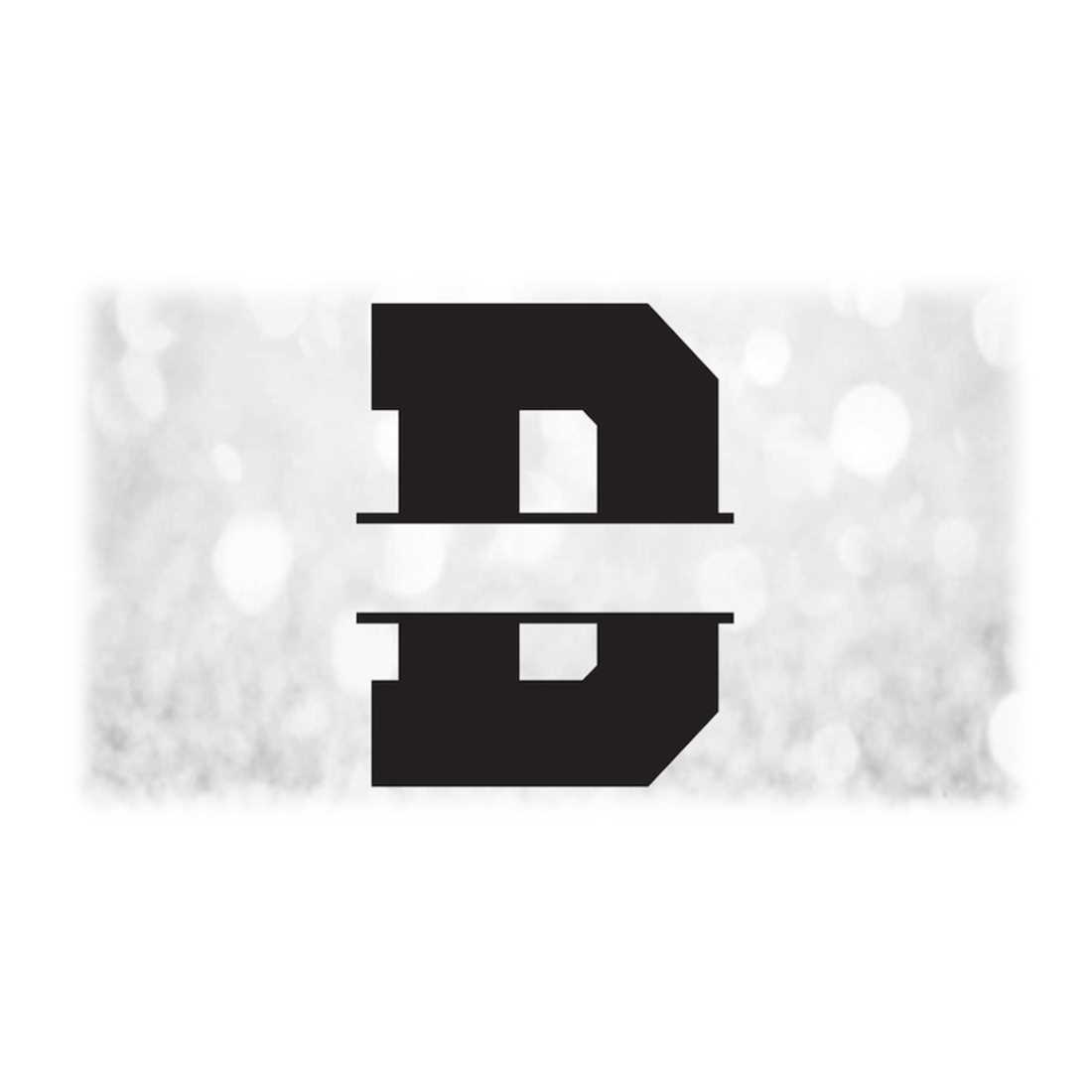 Word Clipart: Single Capital Letter 'D' Initial or Monogram | Inspire ...